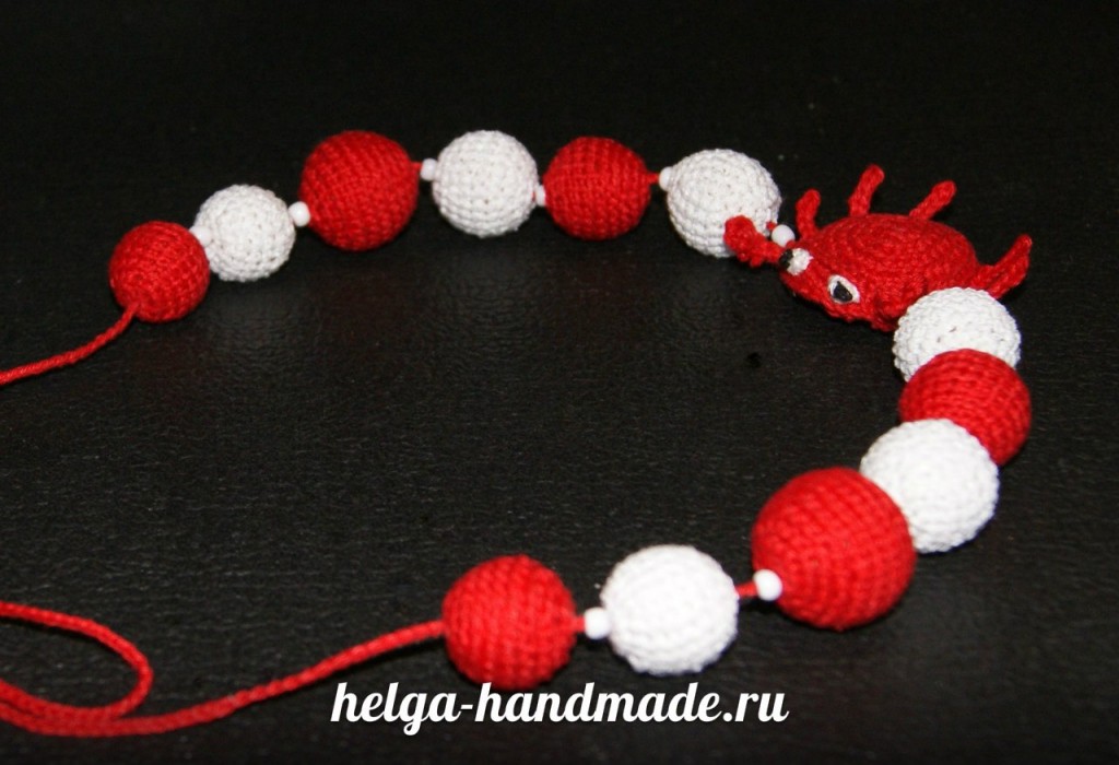 Вязаные игрушки. Вяжем крабика крючком своими руками